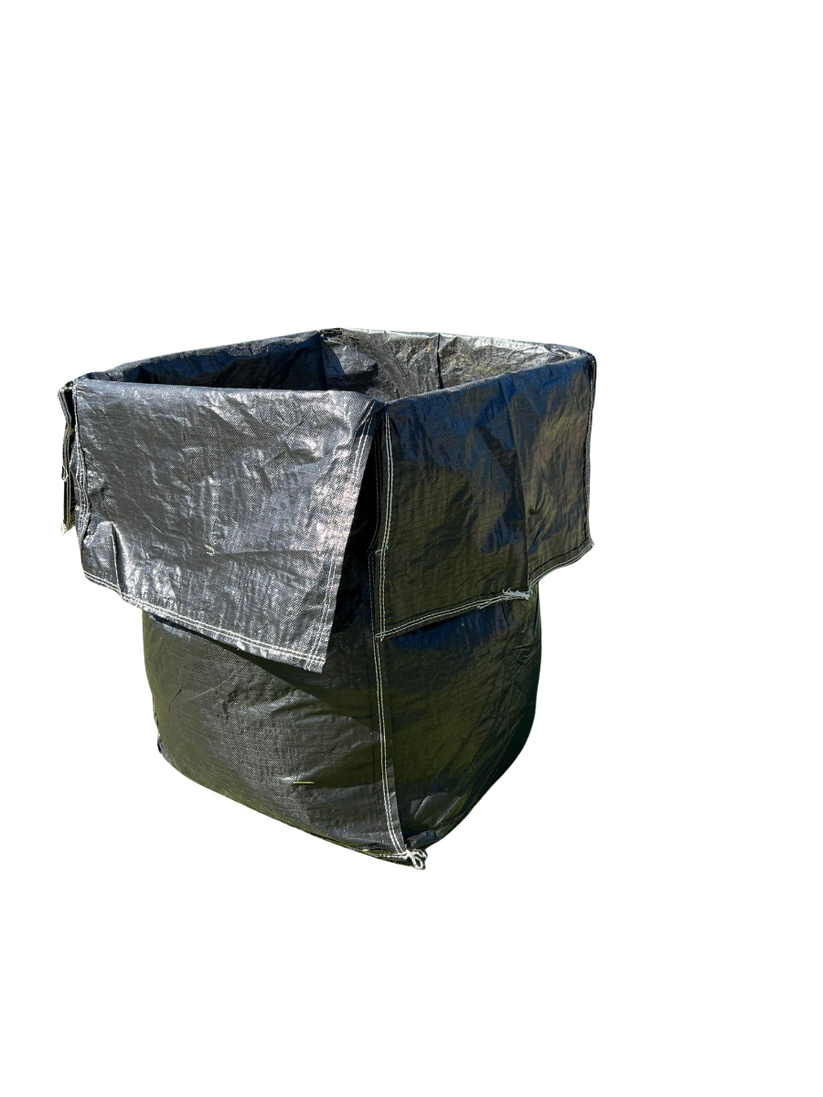 HDPE Black Garden Bag - 70 x 70 x 98 + 46 CM – Pacific Packaging Australia