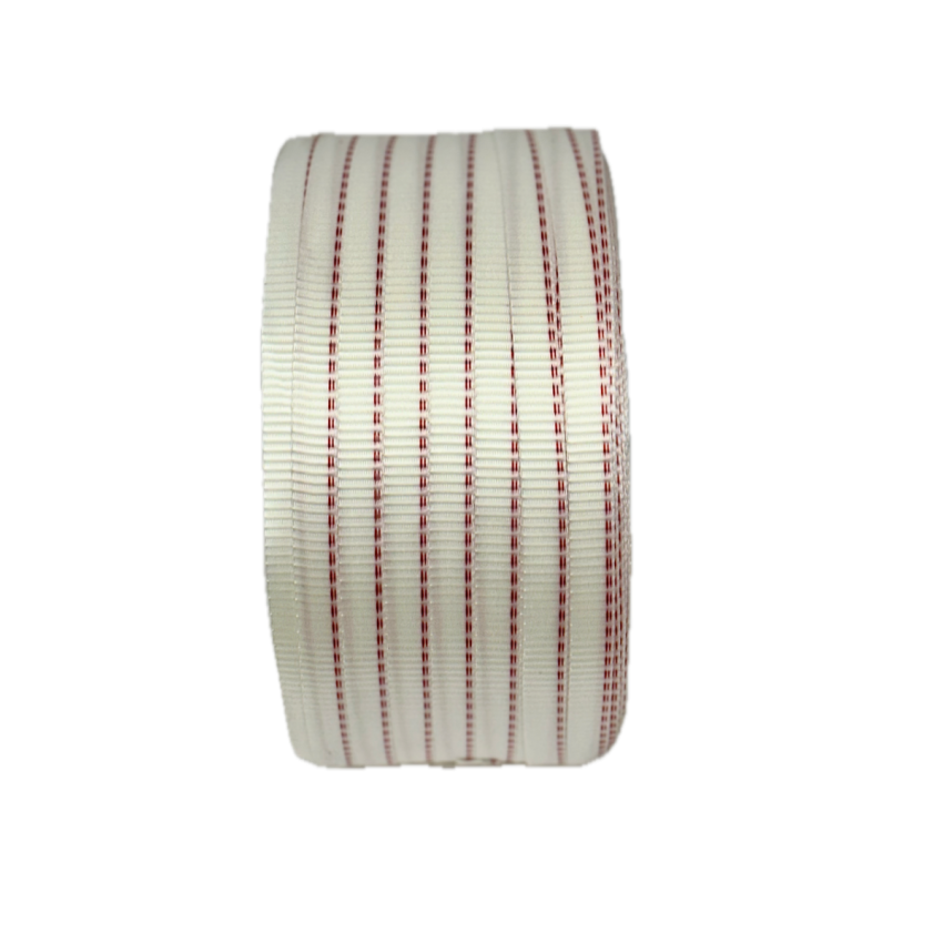 Poly-Woven Strapping – 19mm x 500m (2 Red Lines, Woven Polyester ...